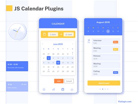 principais plug ins de calendário javascript