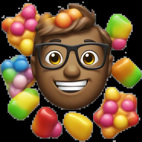 Nerd Gummy Clusters Candy Emoji Ai Emoji Generator