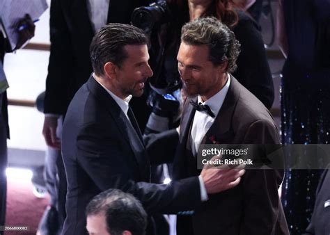 Bradley Cooper And Matthew Mcconaughey At The 96th Annual Oscars Held