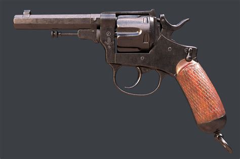 Bodeo M1889 Officer Revolver 3d Model 20 Max Fbx Obj Free3d