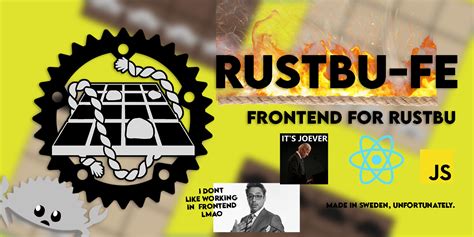 github kapsyloffer rustbu fe 🪨 frontend for rustbu unfortunately