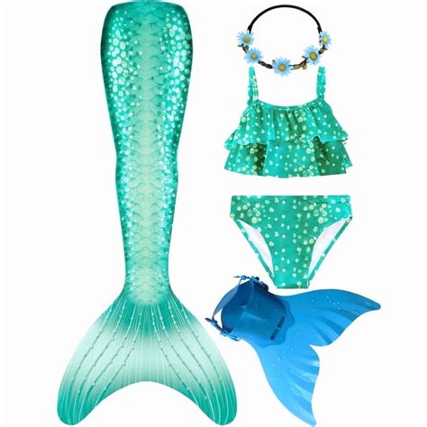 Mermaid Tail For Swimming With Monofin Mermaid Tail Swimsuit Bathing