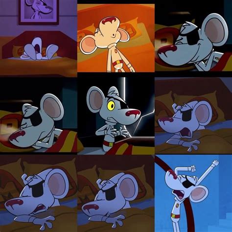Danger Mouse Sleeping College Danger Mouse Nickelodeon Cartoon