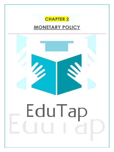 Summary Sheet Monetary Policy Lyst8546 Pdf Money Supply Money