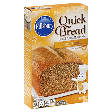 Pillsbury Quick Bread Mix Banana 14 Oz Grocery