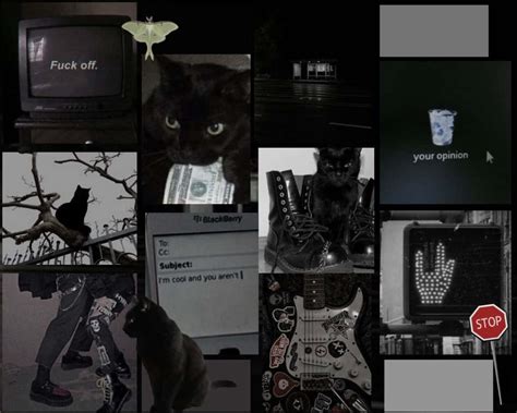 Download Grunge Aesthetic Collage Wallpaper
