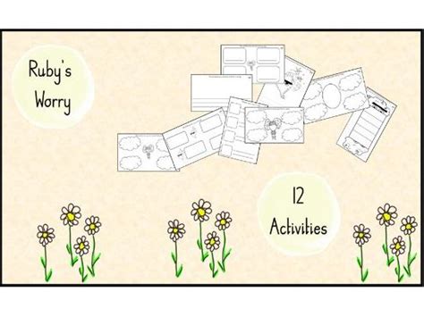 Rubys Worry Activities Teaching Resources