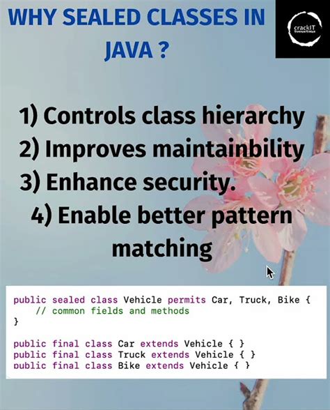 Sealed Classes In Java Java 17 Feature Coding Programming Java