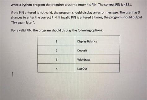 Solved Write A Python Program That Requires A User To Enter