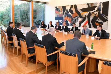 President Milanović Receives President Of National Council Of The Republic Of Austria Wolfgang