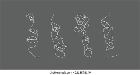 Face Drawing Different Angles Stock Vector Royalty Free 2213578149