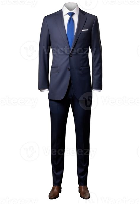 Collection Of Full Body A Business Suit Mock Up Isolated On A
