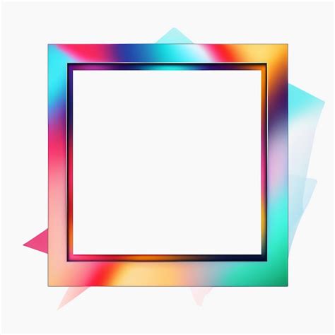 Premium Photo Stylish Minimalist Whimsical Square Frames