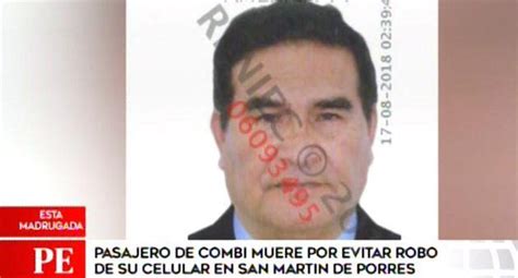 Smp Asesinan A Otra Persona Que Se Resistió Al Robo De Su Celular