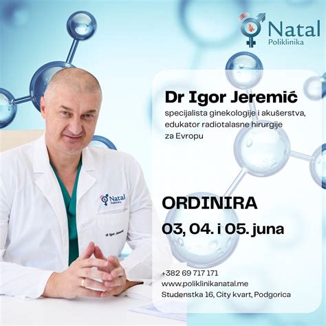 Poliklinika Dr Igor Jeremić Specijalista 𝐠𝐢𝐧𝐞𝐤𝐨𝐥𝐨𝐠𝐢𝐣𝐞 𝐢 𝐚𝐤𝐮š𝐞𝐫𝐬𝐭𝐯𝐚 Edukator Radiotalasne