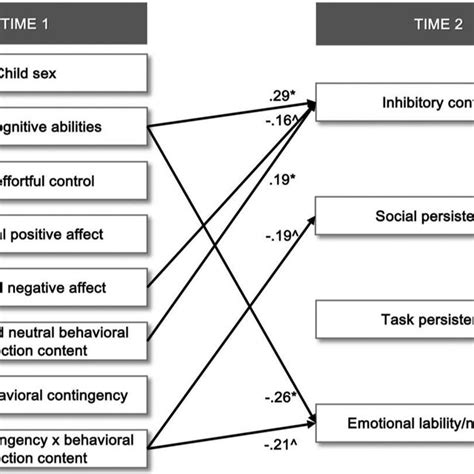 Dyadic Behavioral Contingency Model Only Standardized Regression