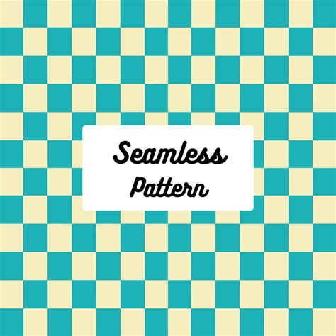 Blue And Ivory Checkered Seamless Pattern Digital Paper Etsy