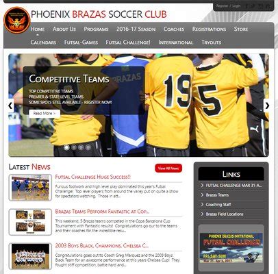 Phoenix Brazas Soccer Club Updated October 2025 7650 S Mcclintock