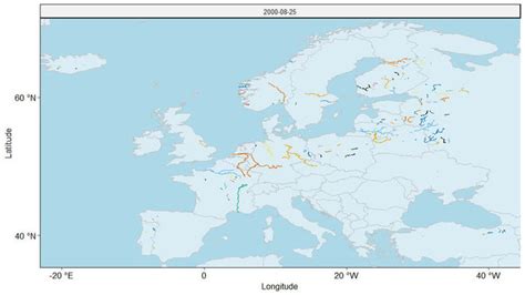 Discharge Waves In Major European Rivers For Pan European Flood Risk