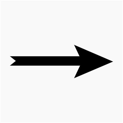 Premium Vector Arrow Flat Icon Line