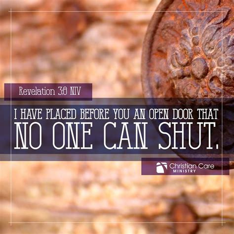 I Have Placed Before You An Open Door That No One Can Shut