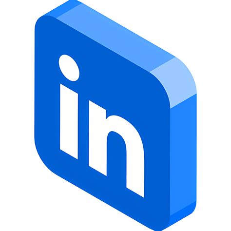 Linkedin Social Logo 3d Download Free At Gpng Net