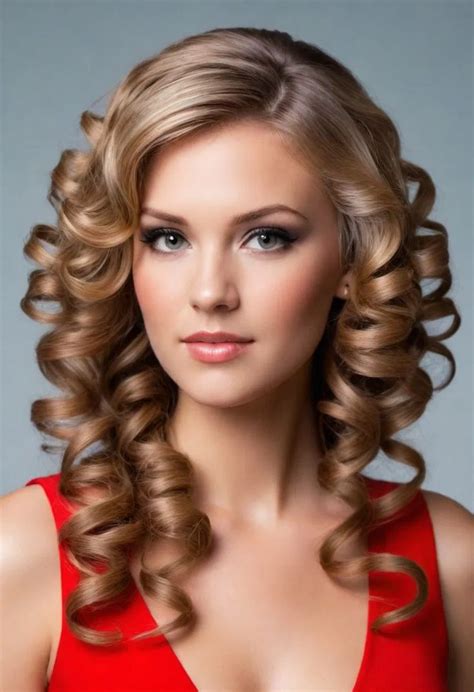 Curls Roller Set Hairstyles Long Hair Styles Natural Hair Styles