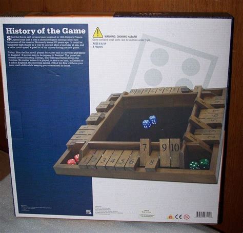 We Games 4 Player Shut The Box 1826781986