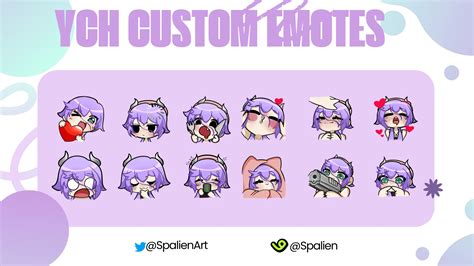 Custom Twitch Emotes By Spalien Spalien Vgen