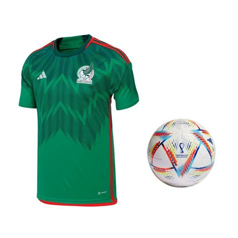 Combo Playera Mundial México 2022 Hombre Talla S Balón De Fútbol