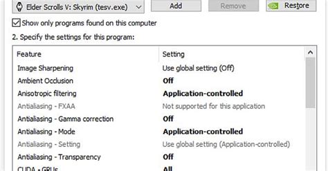 Lightsourced Skyrim Le Nvidia Graphics Settings Album On Imgur