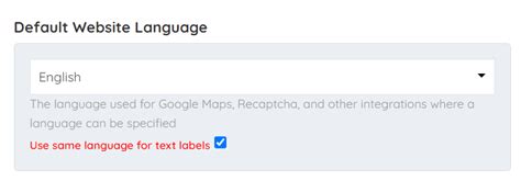Settings General Settings Localization Brilliant Directories