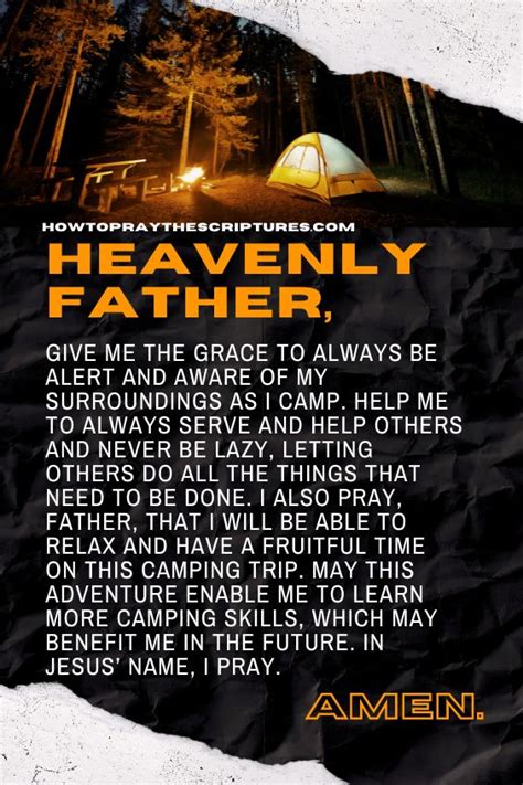 A Campers Prayer