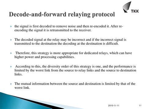 Ppt Relaying Protocols And Relay Selection For Multi Hop And Cooperative Communication