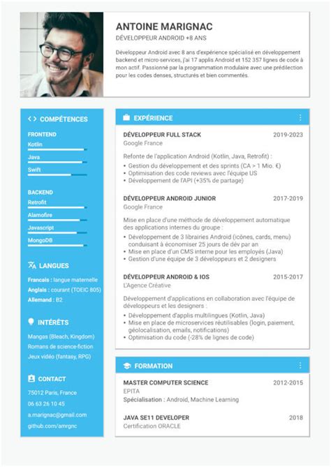 28 Exemples De Cv Informatique à Télécharger En Word [2024]