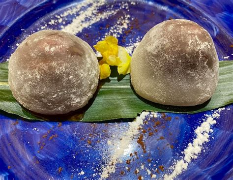 Premium Photo Traditional Japanese Dessert Mochi In Rice Dough Or