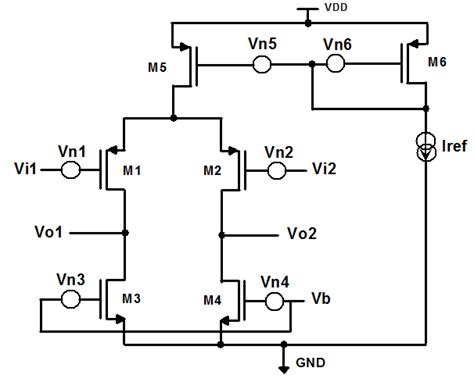 Equivalent Schematic Of The Differential Pair Amplifier Download