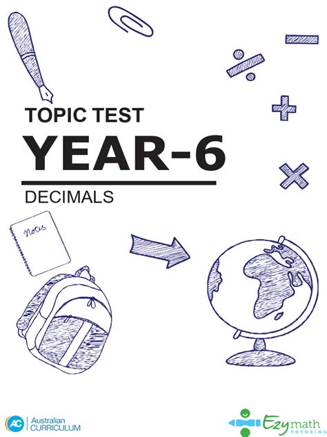 Year 6 Maths Test Decimals Questions Pdf