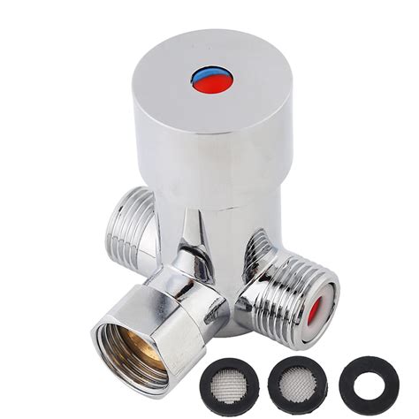 Water Mixing Valve G12 Hot Cold Water Mixing Valve Hot Cold Water Valve Thermostatic Mixer