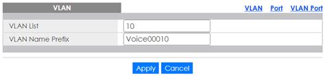 How To Create A Voice VLAN On GS Series Switch Zyxel Community