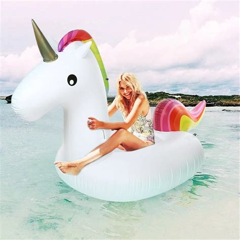 Inflatable Giant Tony Unicorn Air Sofa Air Mattresses Floating