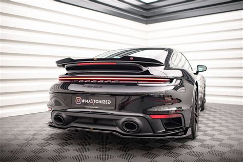 Mittlerer Cup Diffusor Heck Ansatz Dtm Look Für Porsche 911 Turbo S 9