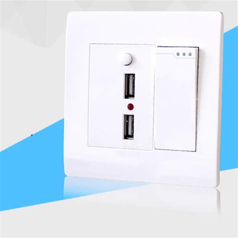 Kamanni Wall Switch Socket With Usb Push Button Light Switches 2 Gang 2