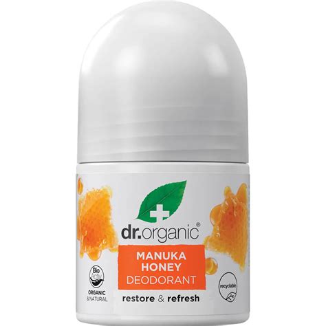 Dr Organic Roll On Deodorant Organic Manuka Honey 50ml Organics On A
