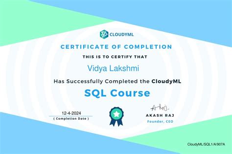 Vidya Lakshmi On Linkedin Learning Sql Sqlserver Sqlworkbench Dataanalytics Cloudyml