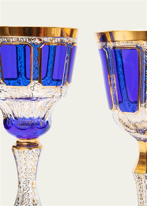 Devonia Antiques 19th Century Gilded Goblets Set Of 16 Bergdorf Goodman