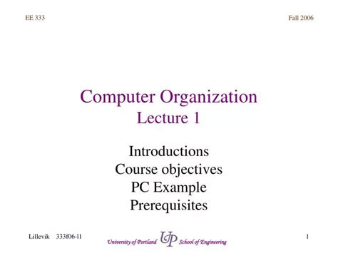 Ppt Computer Organization Lecture 1 Powerpoint Presentation Free Download Id4352297