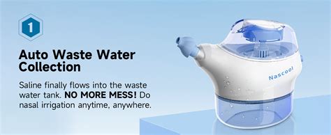Nascool Nasal Irrigation System With 50 Salt Packets