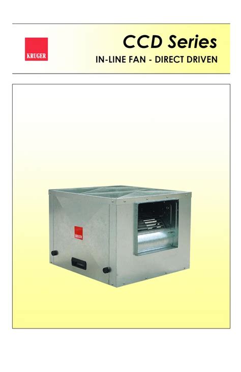 Inline Fans In Line Fan Direct Driven Ccd Series Manufacturer From Chennai