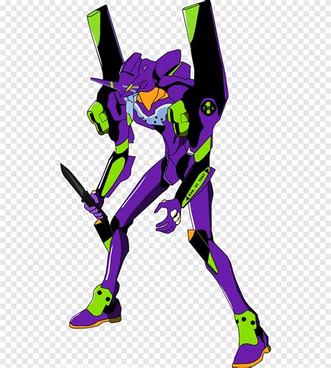 Eva Unit 01 Robot Illustration Png Pngegg